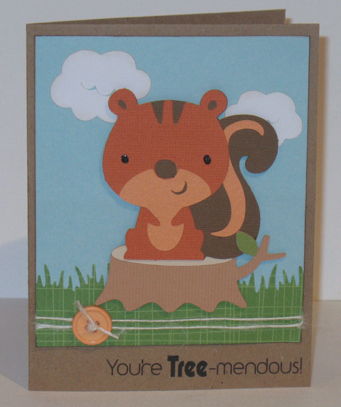 Scrappy Mel: Create-a-Critter Squirrel Card - so cute!