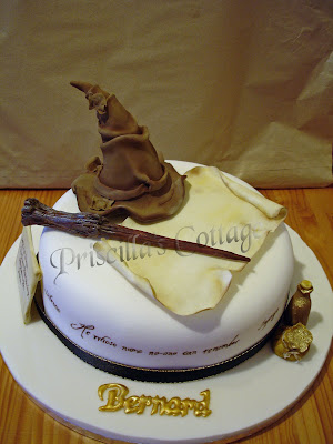Priscilla's Cottage: Harry Potter, Wizard Cake...