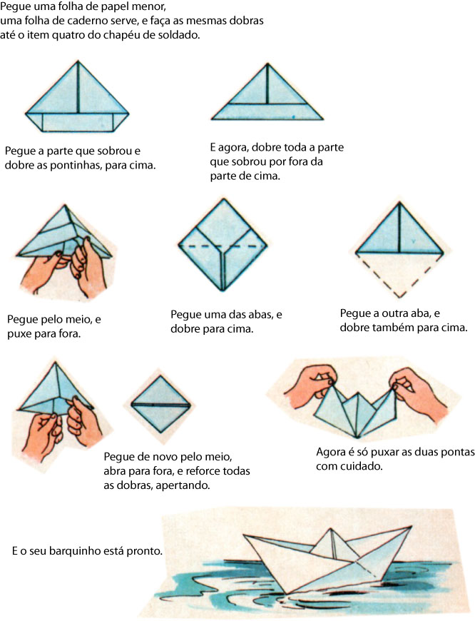 Bem-me-quer: Origami - Barco