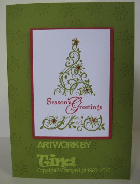 Christmas Card Classes - Tina's Creative Studio
