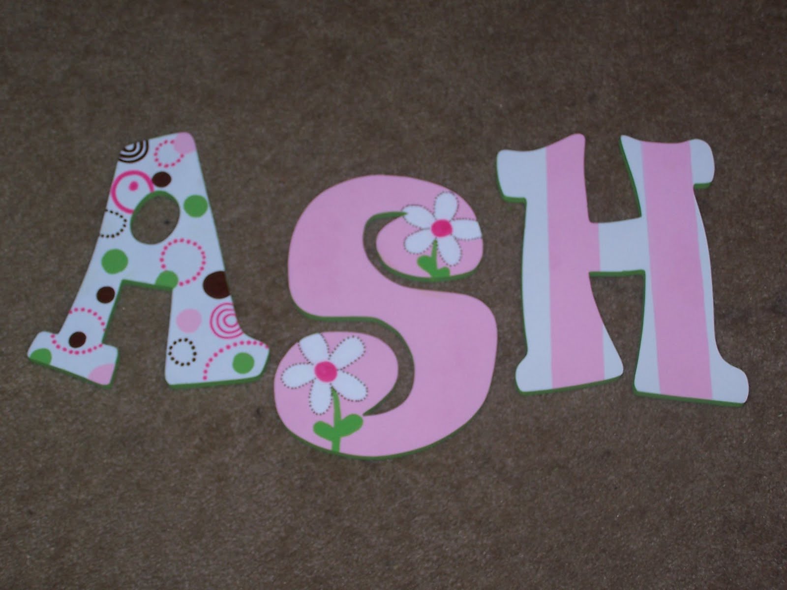 Just the 2 of us!: More baby letters :)