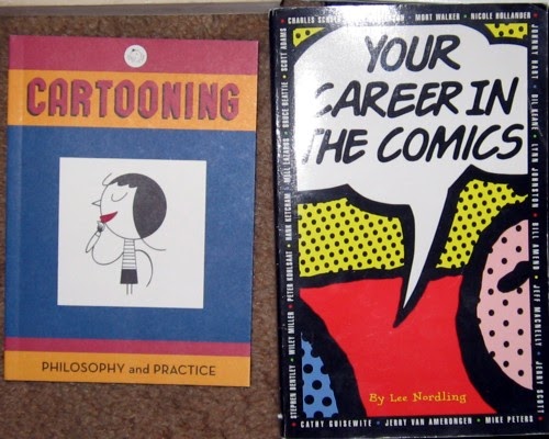 Books Falling Off Shelf Cartoon