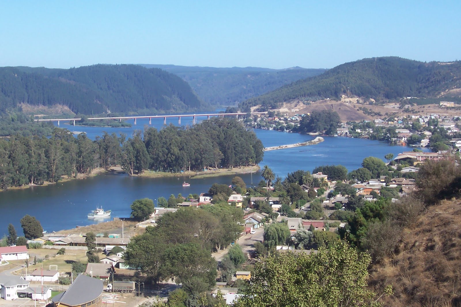 Constitución City: Ciudad de Constitucion, Región del Maule, Chile.