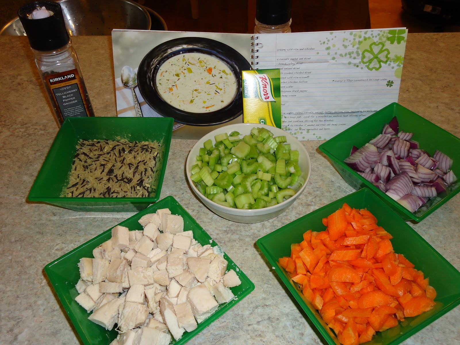 Ry Ry's Recipes: Creamy Chicken and Wild Rice Soup