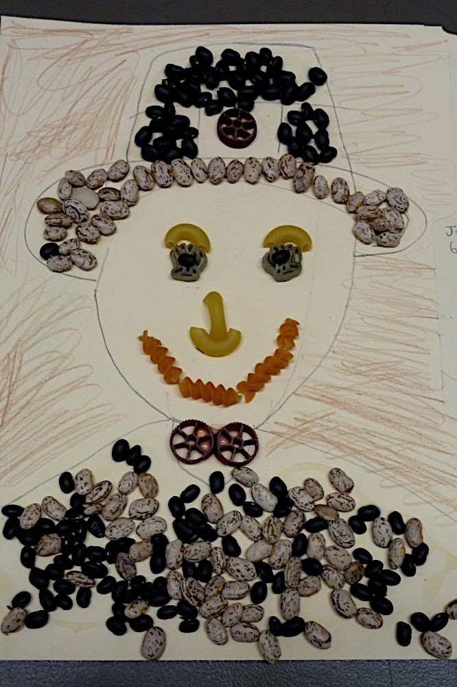 The Accidental Art Teacher: Week 9: Thanksgiving Pasta Collage