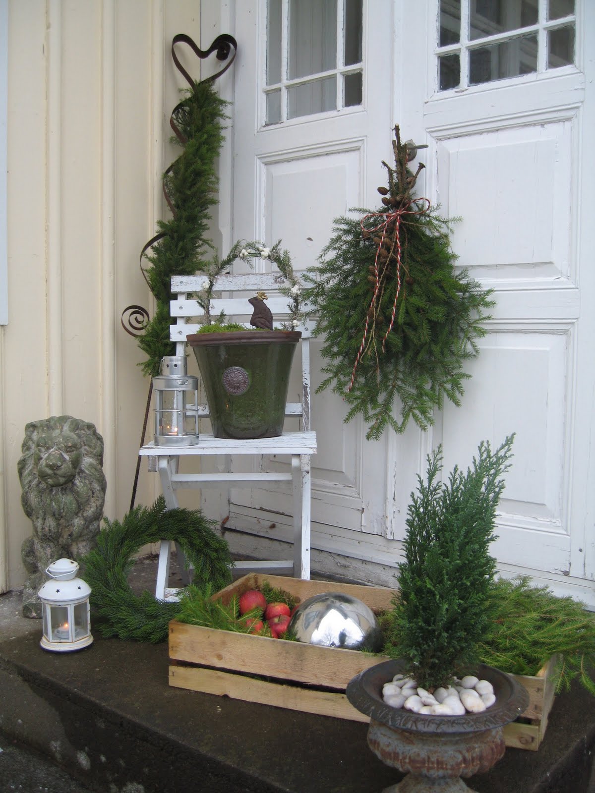 Sommar året runt: Julpynt för trädgården - Christmas decorations for ...