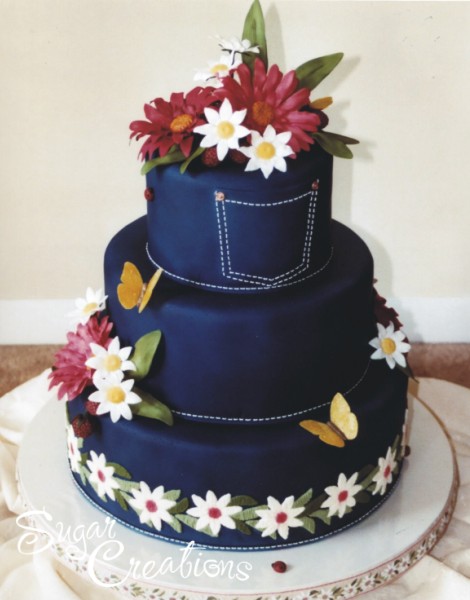 Slate & Stylish: Sneakers to Wed: The Cake