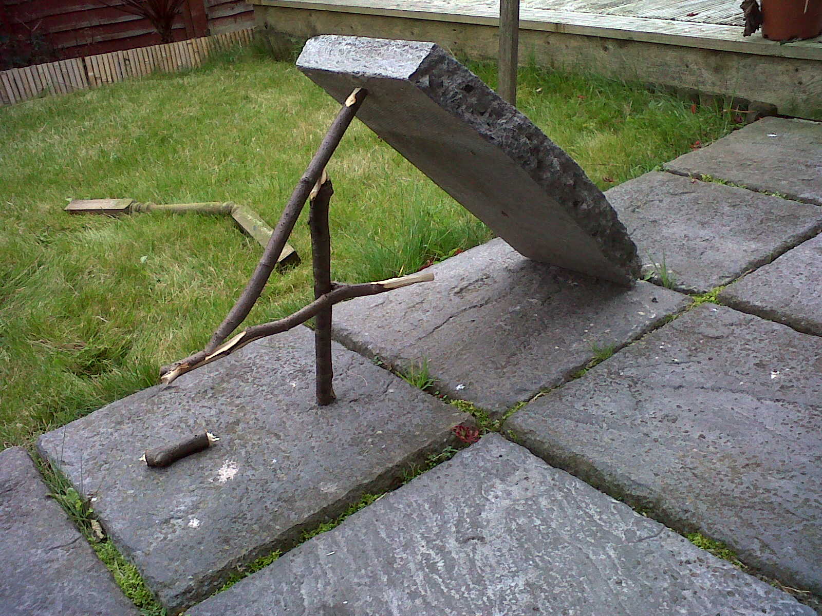 Belfast Bushcraft Blog: Figure of four deadfall.