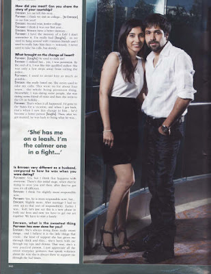 Bollywood Mag: Emraan Hashmi With Wife Parveen