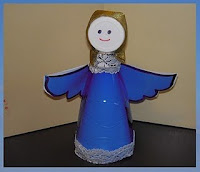 PIMAYOL´S TIEMPO DE JUEGO: ANGEL CON BOTELLA DE PLASTICO