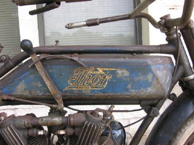 Belinfante-Indian-motorcycles: 1916 Thor twin model v6