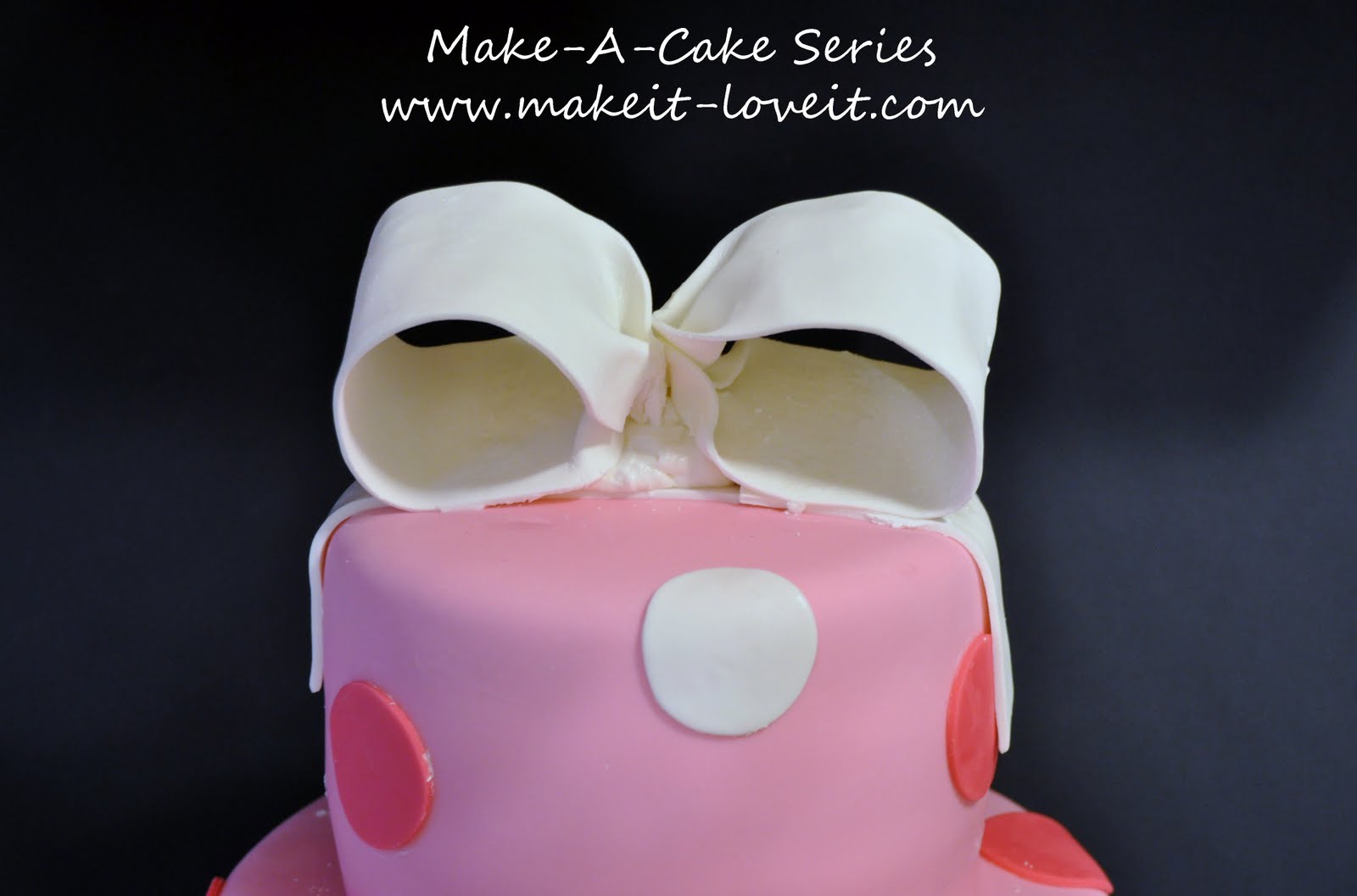 Make-a-Cake Series: Gumpaste Bow, Part II | Make It & Love It