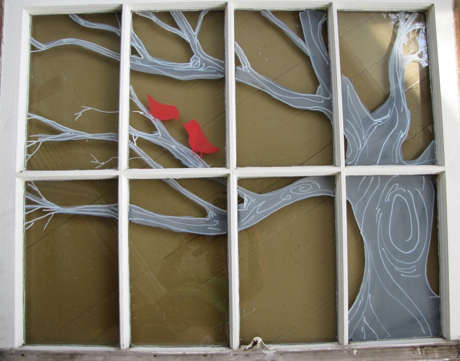 Creative Genius Art: Window Paintings (sold)