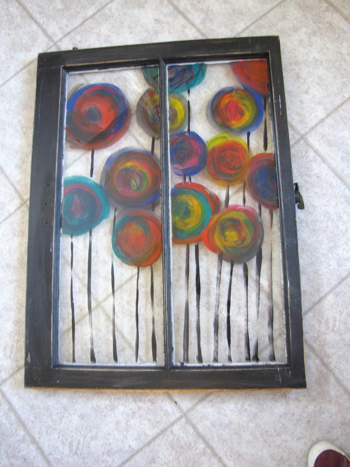 Creative Genius Art: Window Paintings (sold)