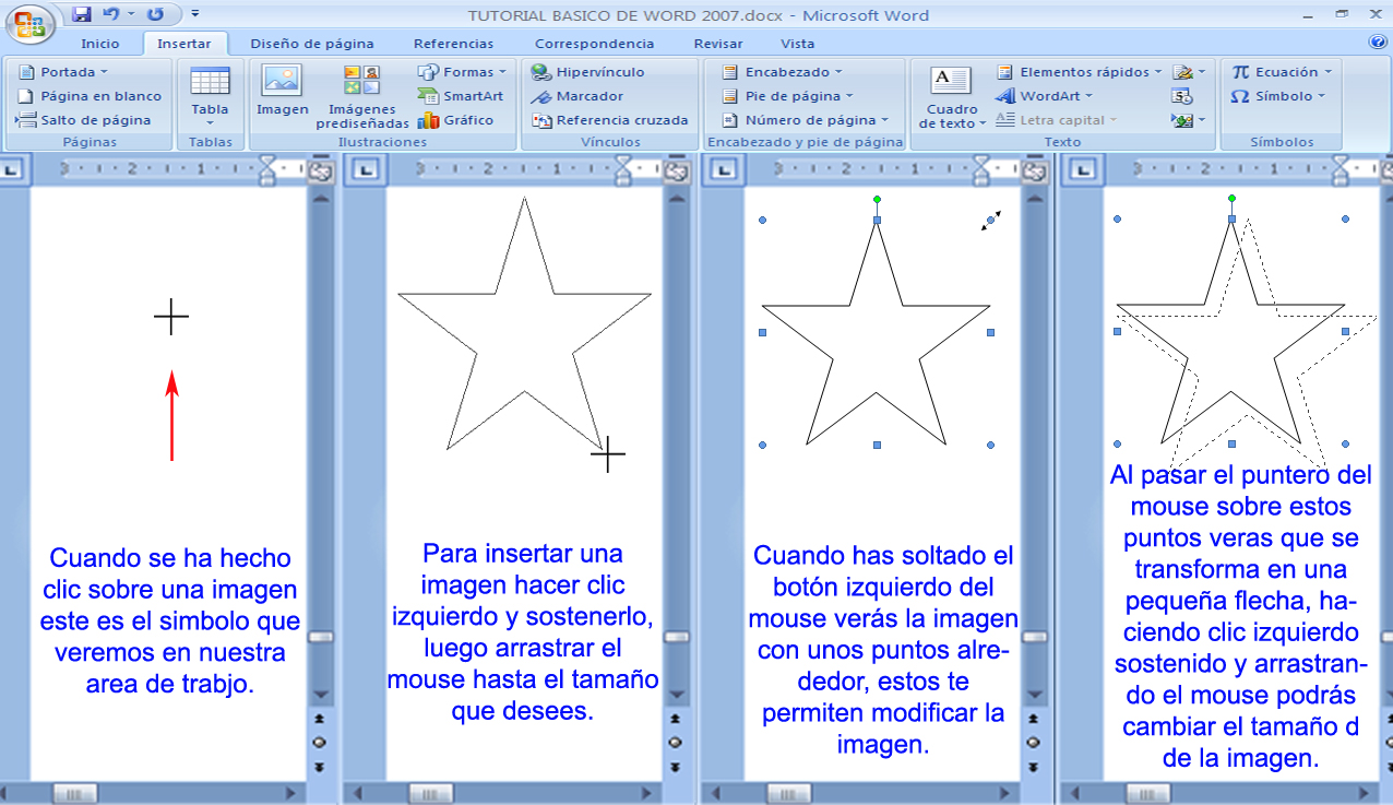 Tutorial de Word : Insertar elementos