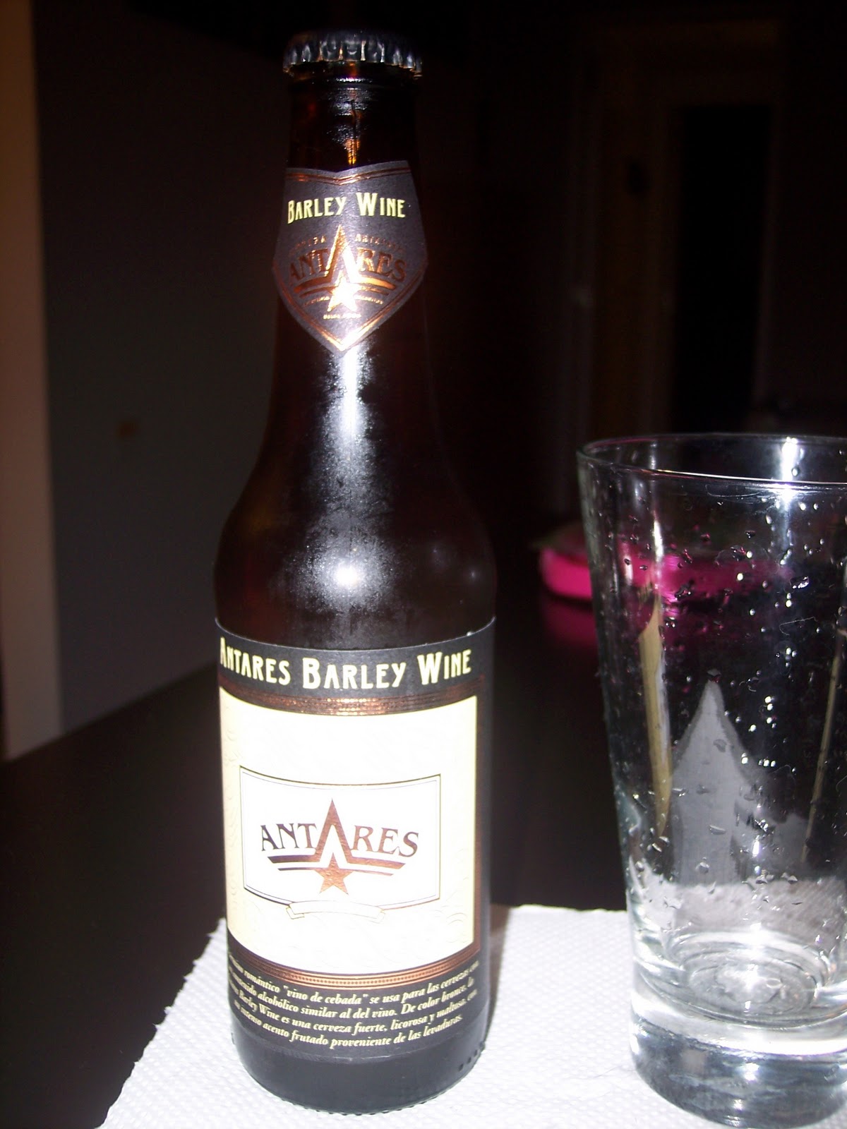 Cervezas que probé: Antares Barley Wine
