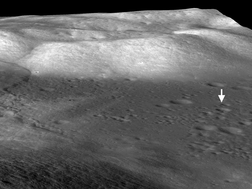 Nasa News Release: NASA's LRO Reveals 'Incredible Shrinking Moon'