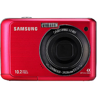 Electronegocios: Samsung SL35 Red 10.2MP, Memoria 2gb , Funda