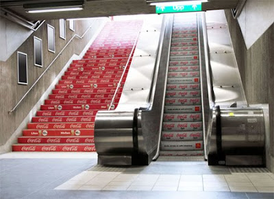 Awesome and Clever Escalator Advertising ~ CRAZY PICS