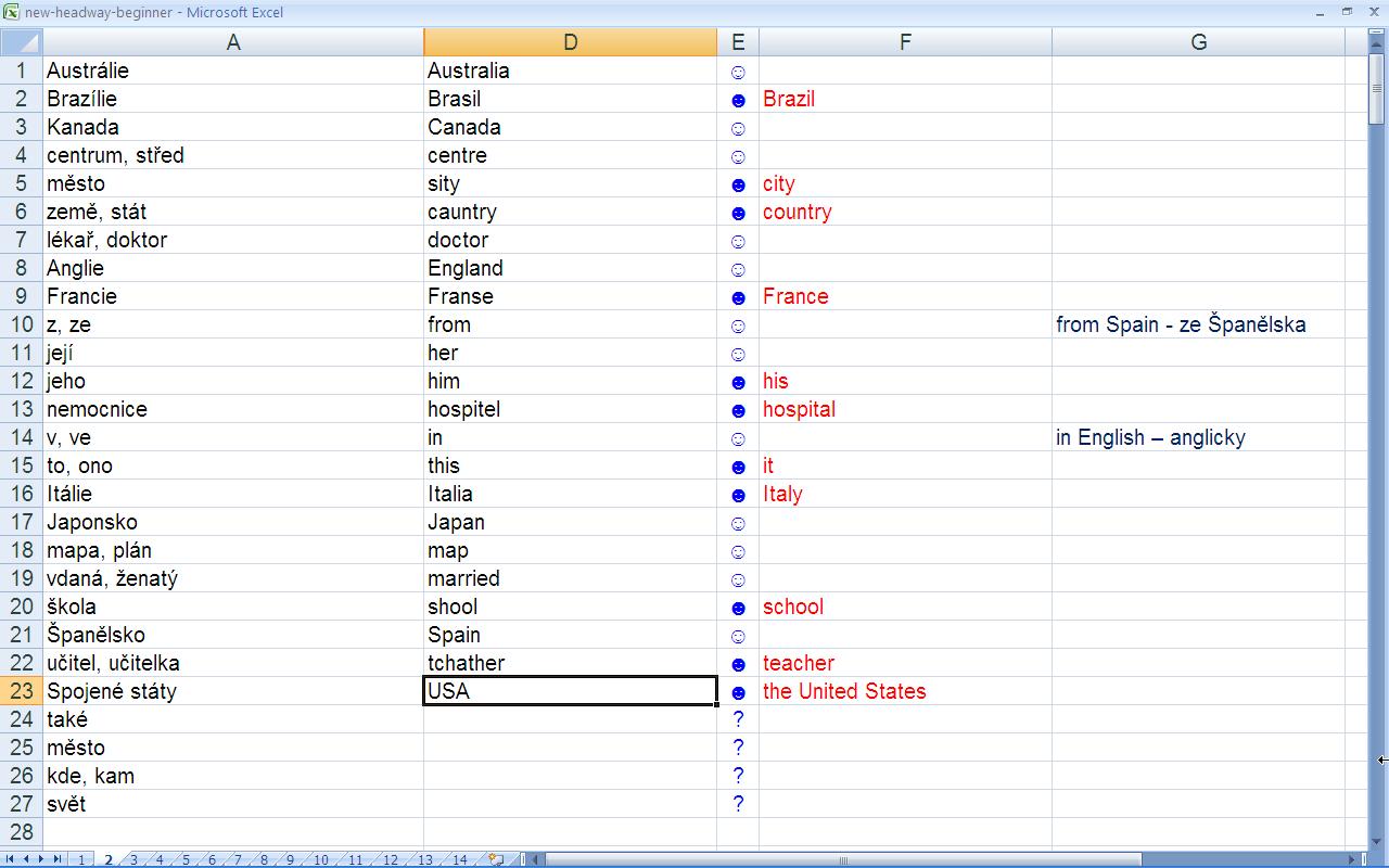 Blog on Learning English: Excel Utility for Learning Vocabulary from ...