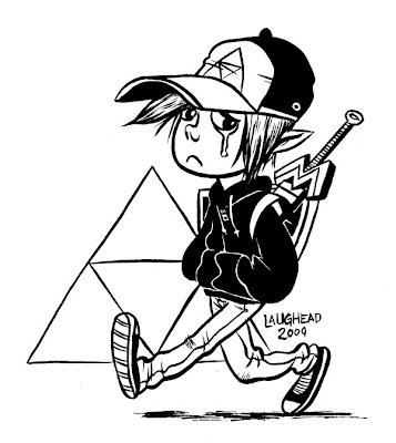 MikeLaughead.com: Emo Link (from Zelda) 2009