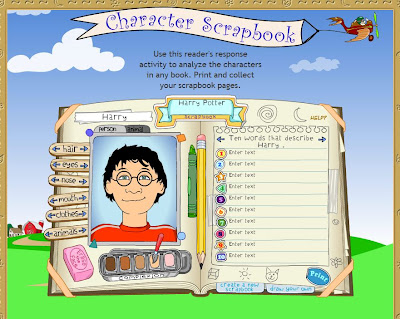 Digital Tools for Teachers: Character Scrapbook