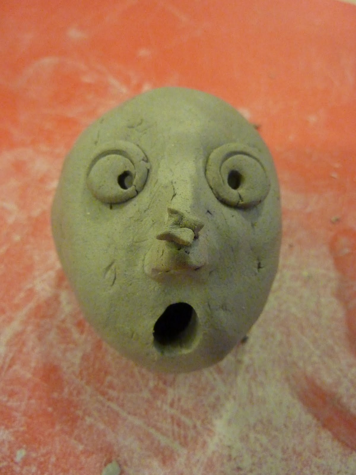 being cr8iv: Clay Emotion Heads
