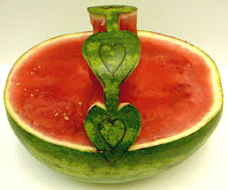 mis pequeñas manualidades: PASO A PASO SANDIA DECORADA