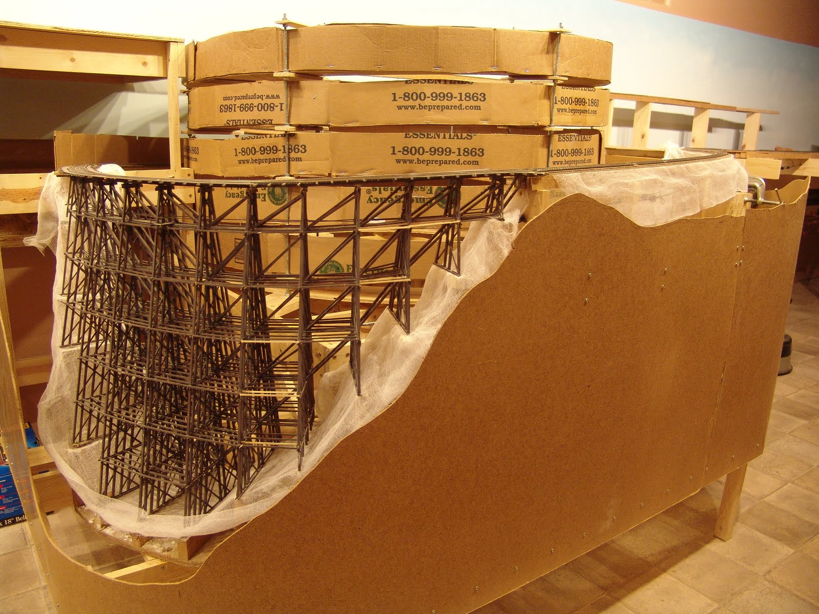 Model train table construction ~ kusuma blog's