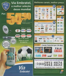 Adquira sua Via Embratel