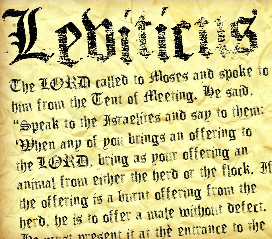 Scripture Sunday: The Book of Leviticus | Welcome to