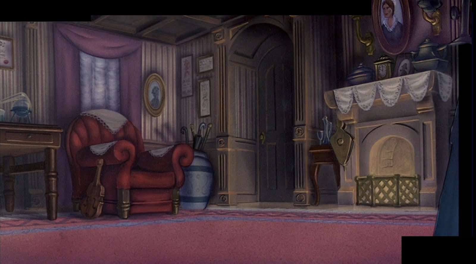 Animation Backgrounds: THE GREAT MOUSE DETECTIVE