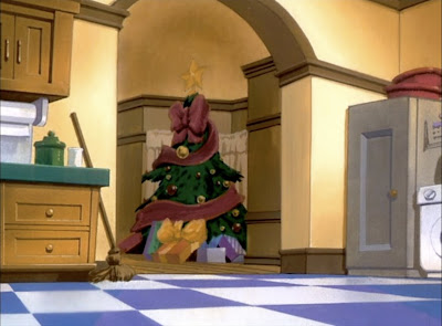 Animation Backgrounds: Donald Duck: STUCK ON CHRISTMAS (2000)