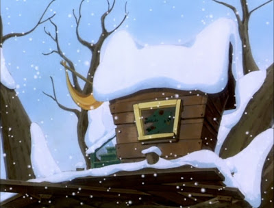 Animation Backgrounds: Donald Duck: STUCK ON CHRISTMAS (2000)