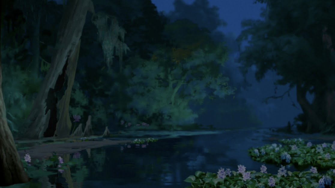 Animation Backgrounds: more from THE PRINCESS AND THE FROG