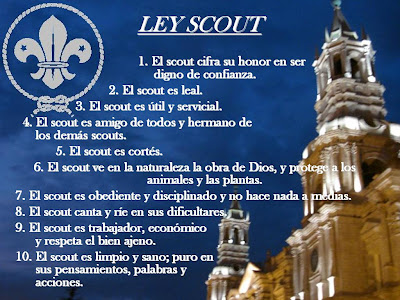 SCOUTS "PROMESA Y LEY": "LEY SCOUT"