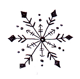 Sharons 365 Day Creative Experiment: Christmas Henna Designs