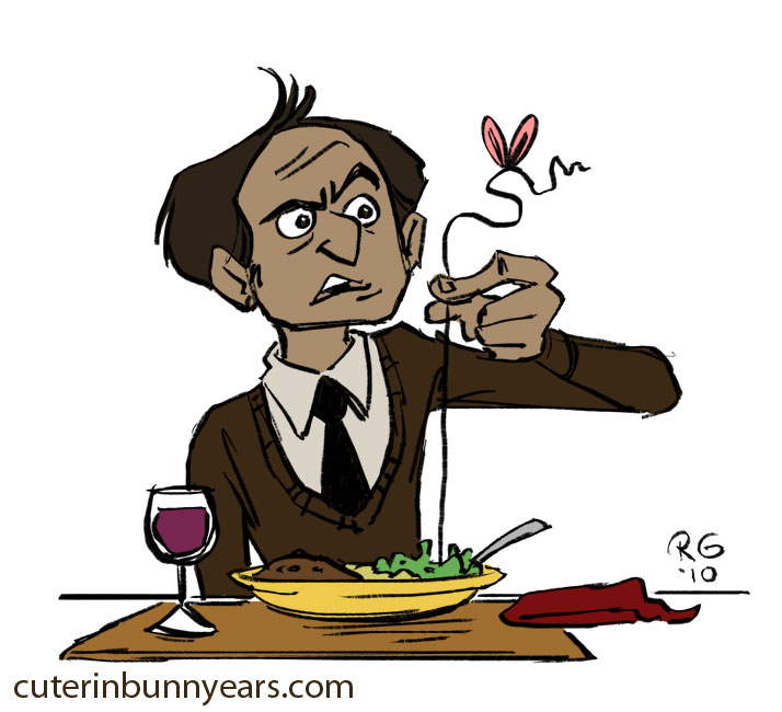 Cuter in Bunny Ears: Hairs in Your Food