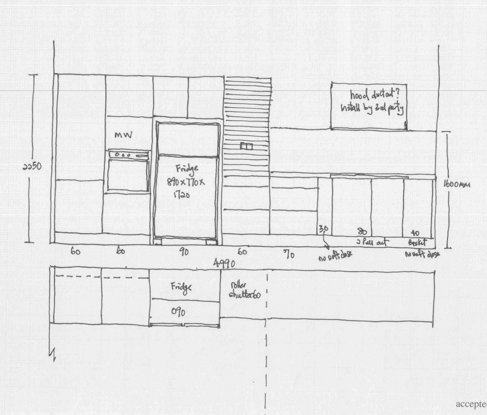 Interior Design & Renovation at The Park Residence: My Kitchen in 2D