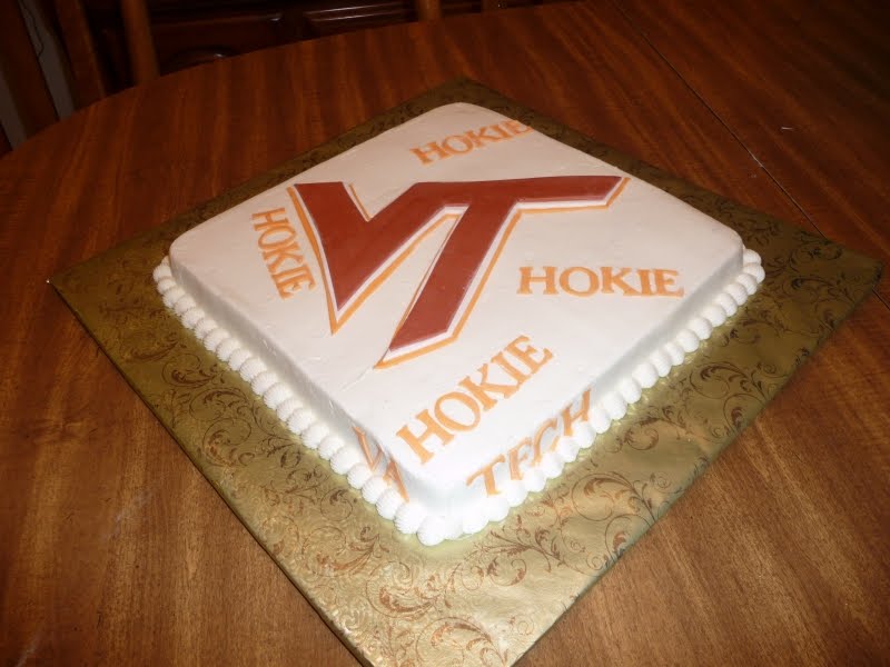 Icing On Top -- Cakes for Every Occasion: Virginia Tech Hokie Cake
