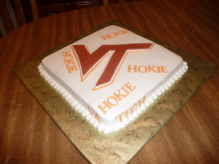 Icing On Top -- Cakes for Every Occasion: Virginia Tech Hokie Cake