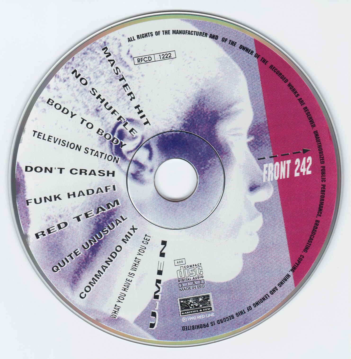 Front 242 Collector: Bootleg of the Week: Switzerland 1986