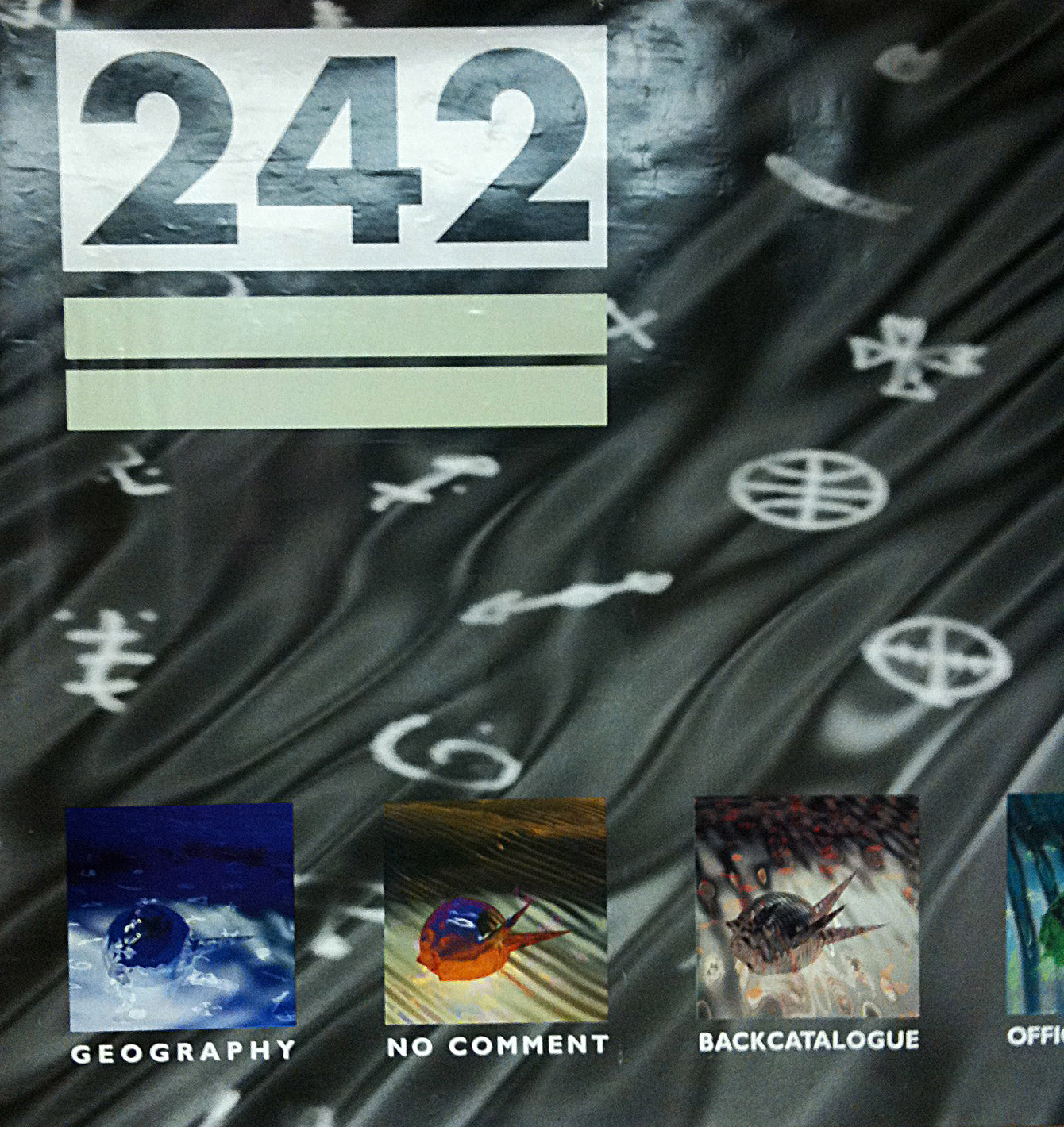 Front 242 Collector: Poster of the Week: 242 Catalogue