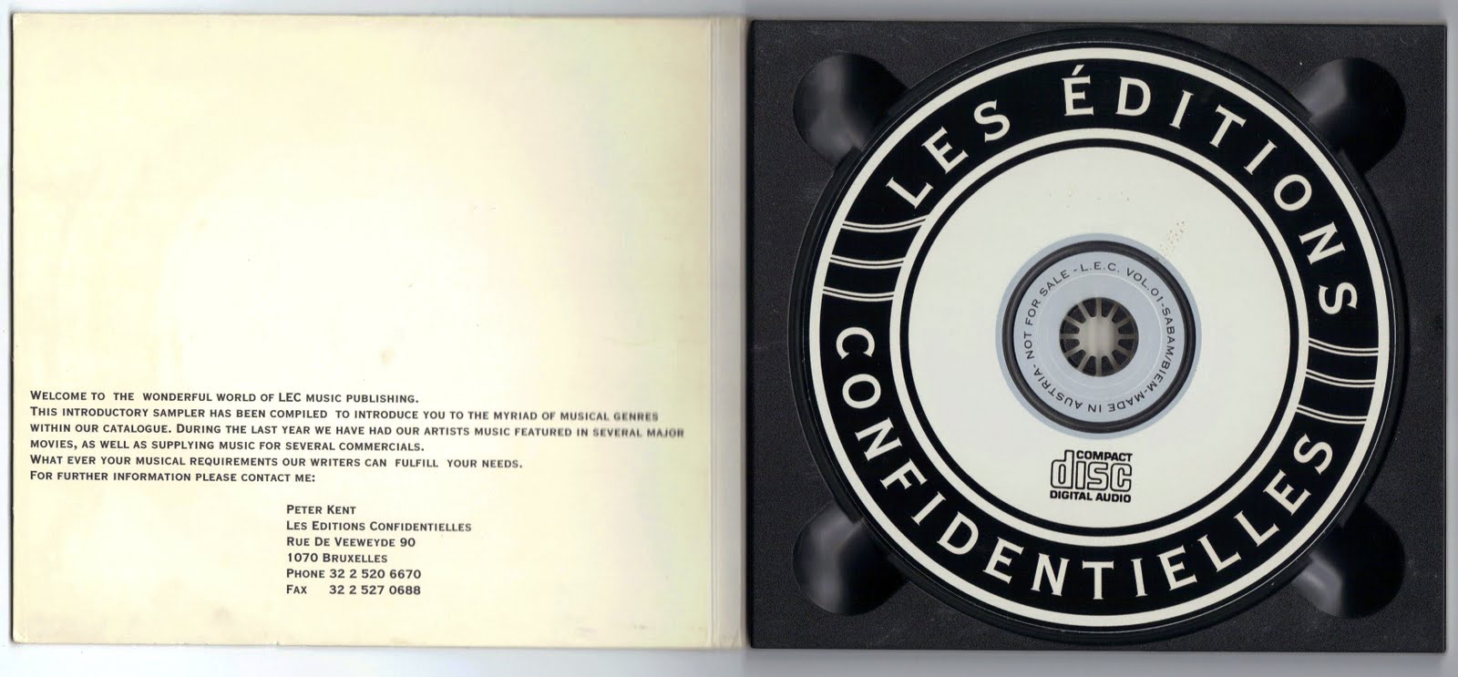 Front 242 Collector: Compilation of the Week: Les Editions ...