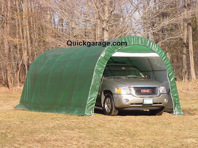 Portable Garage, Shelter King, Instant Garages, Storage Buildings ...