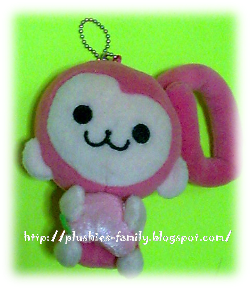 Plushies Family: Pinky Monkey Keychain