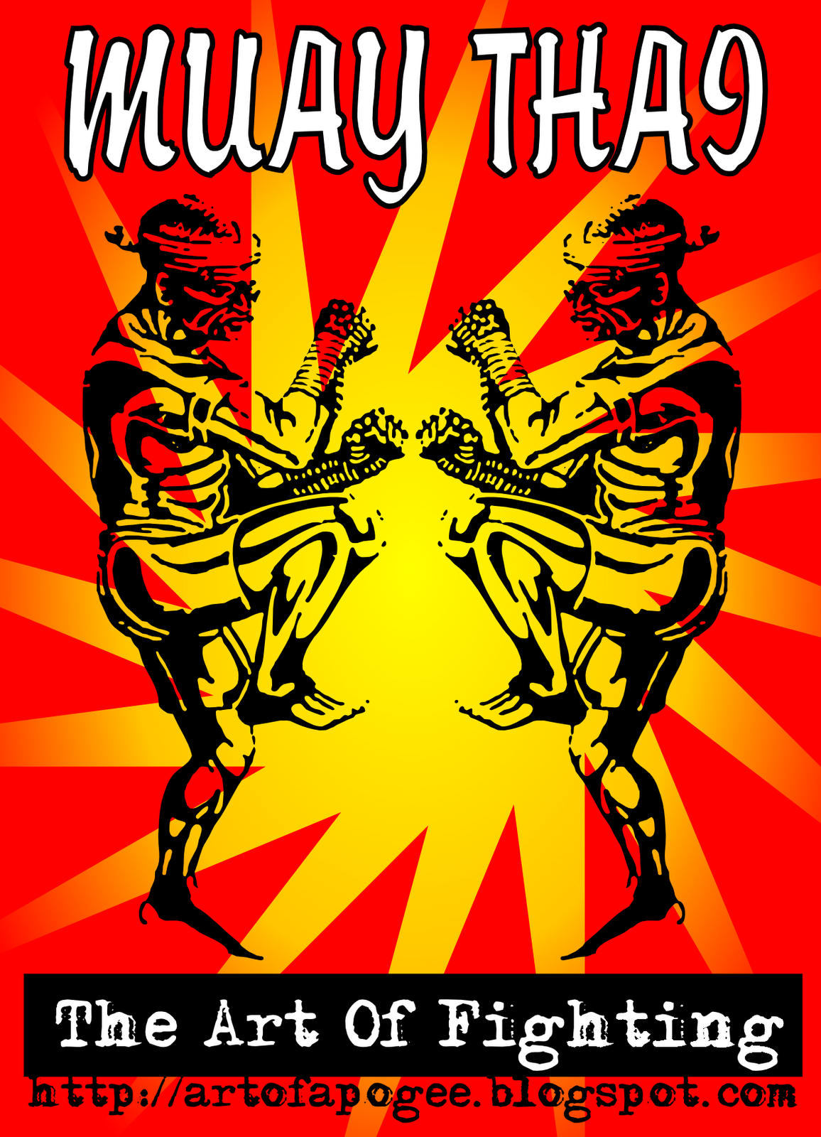 Vector Graphics - Muay Thai - The Art Of Fighting