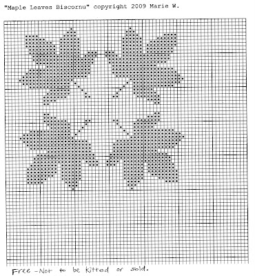 Trillium Creates: Free "Maple Leaf Biscornu" Chart