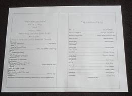 SuperGiftPlace Wedding Blog: DIY wedding bulletin by weddingstar
