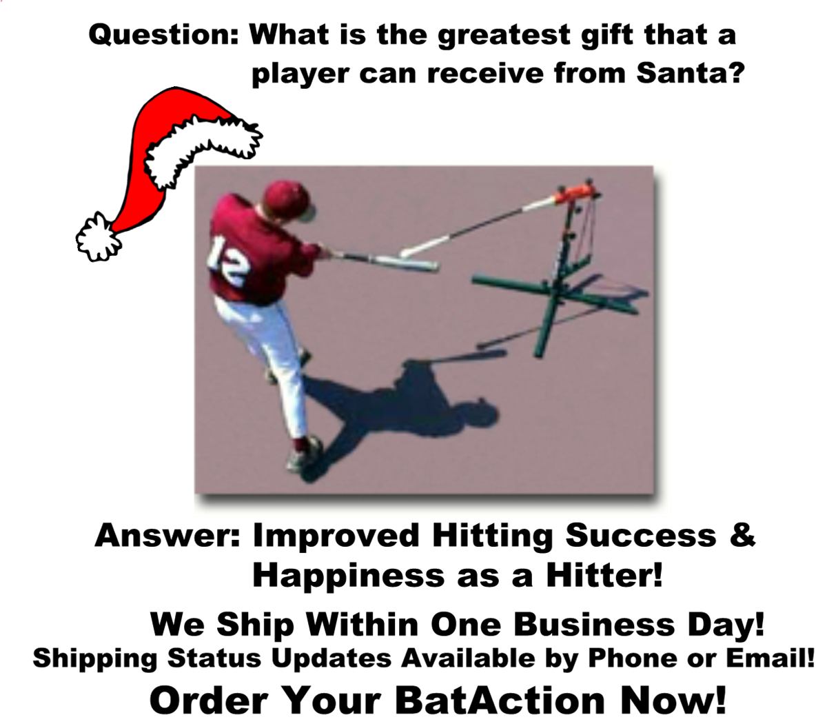 BatAction Machine Baseball Training and Coaching Blog: November 2009